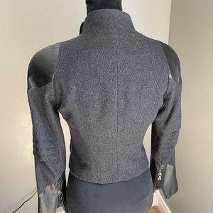Kymera | Jackets & Coats | Kymera Size 4 Wool And Leather Jacket | Poshmark